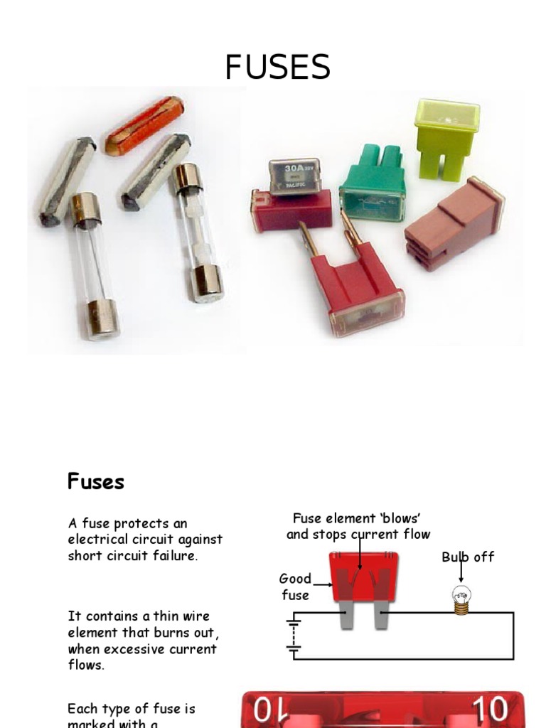 04.04 Fues and Relay | PDF | Fuse (Electrical) | Relay