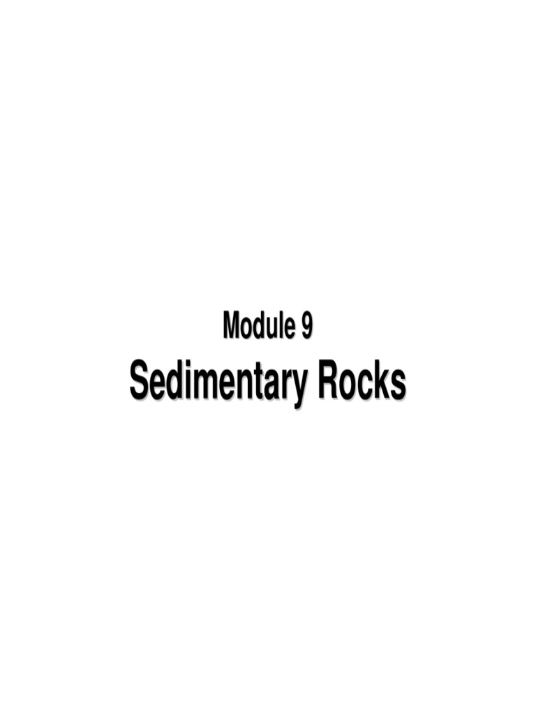 Sedimentary Rocks | PDF | Clastic Rock | Sedimentary Rock