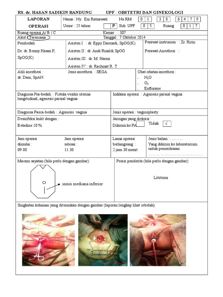 Vaginoplasty Ny. Eni Ratnawati Kor Kang Harmi | PDF