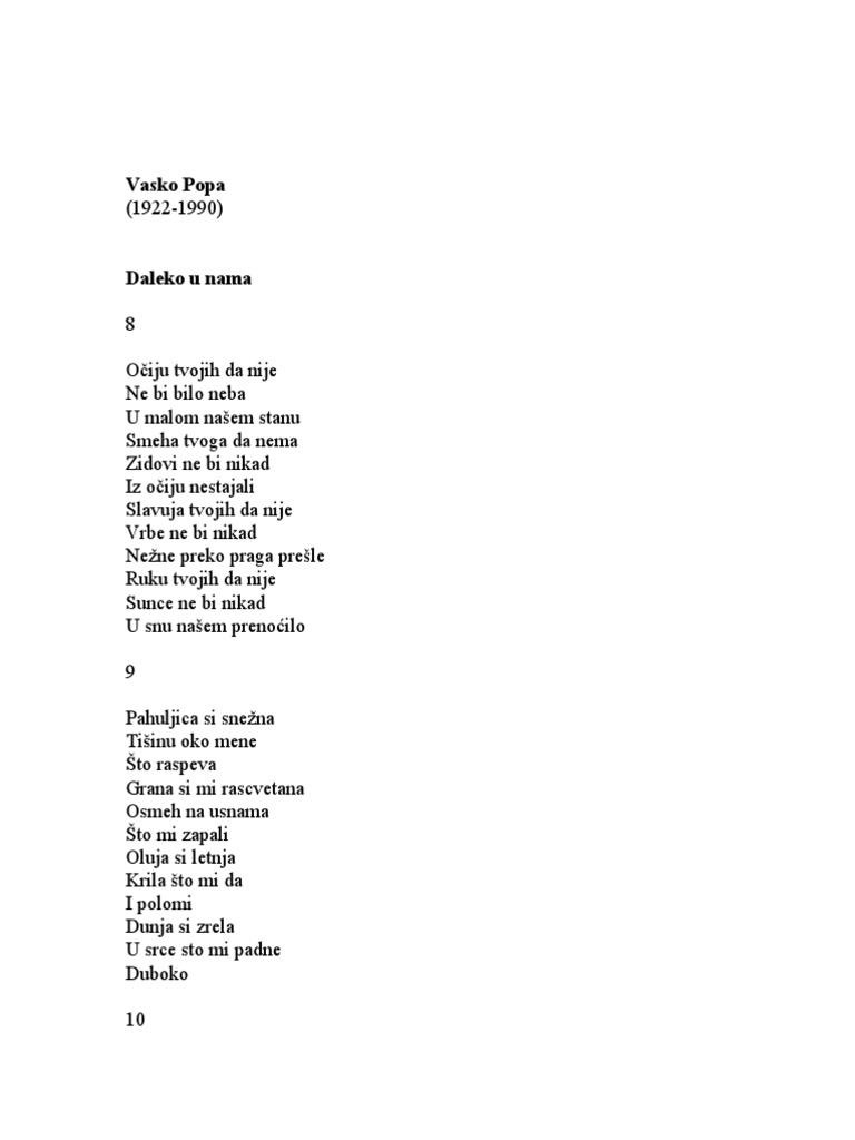 Poezija | PDF