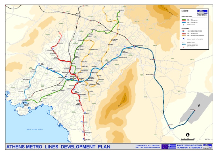 Athens Map Metro | PDF