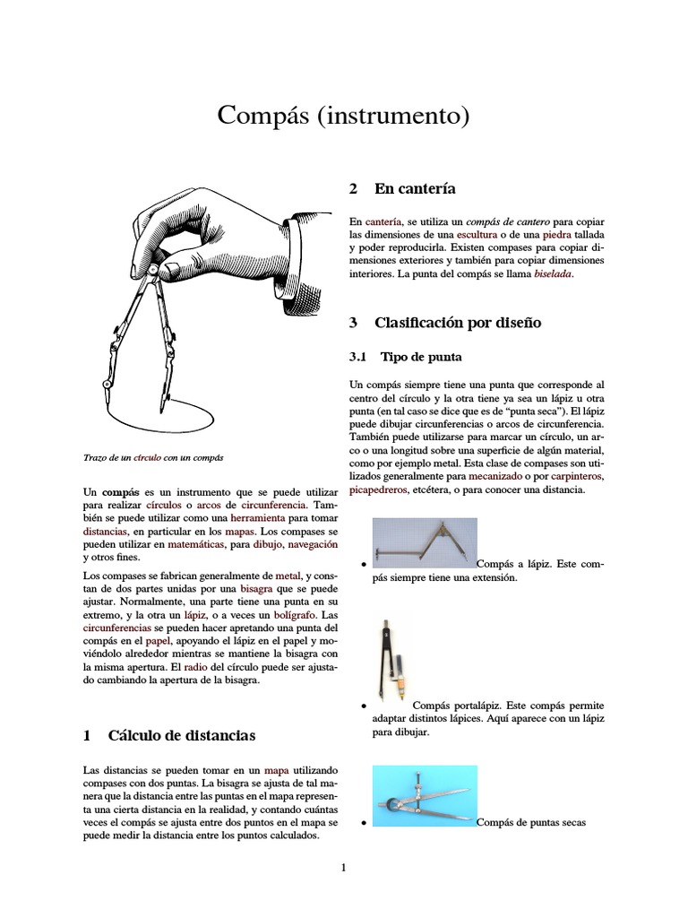 Compás (Instrumento) | Geografía | Equipo