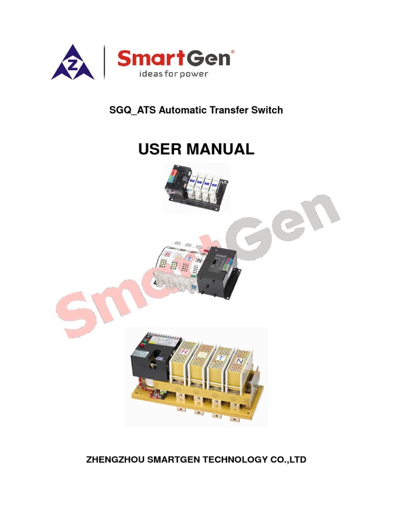 SGQ ATS V2.6 en | PDF | Switch | Power Supply