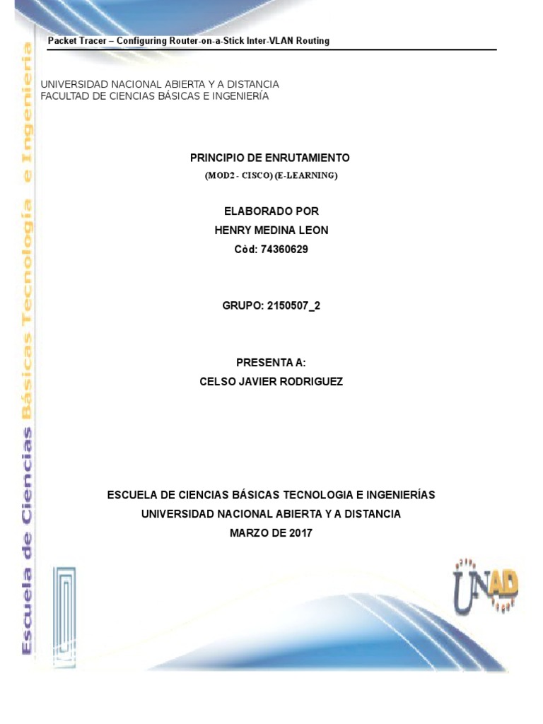 5 1 3 6 Packet Tracer Configuring Router On A Stick Inter Vlan Routing Instructions Ig 1 Pdf