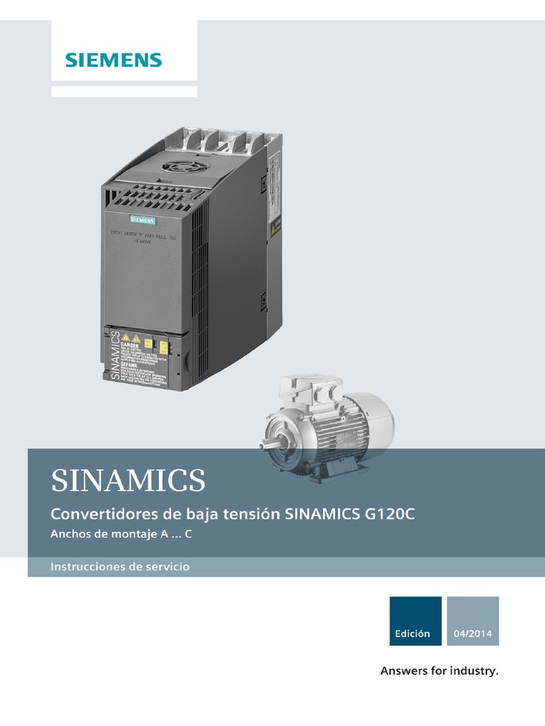 manual_SINAMICS_G120C.pdf | Marca comercial | Descarga electrostática