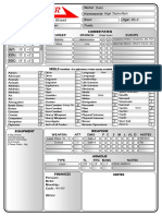 Stars Without Number Form-Fillable Charsheet | PDF | Role Playing Games ...