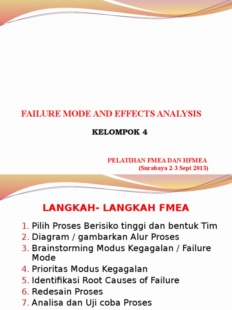 Contoh FMEA | PDF