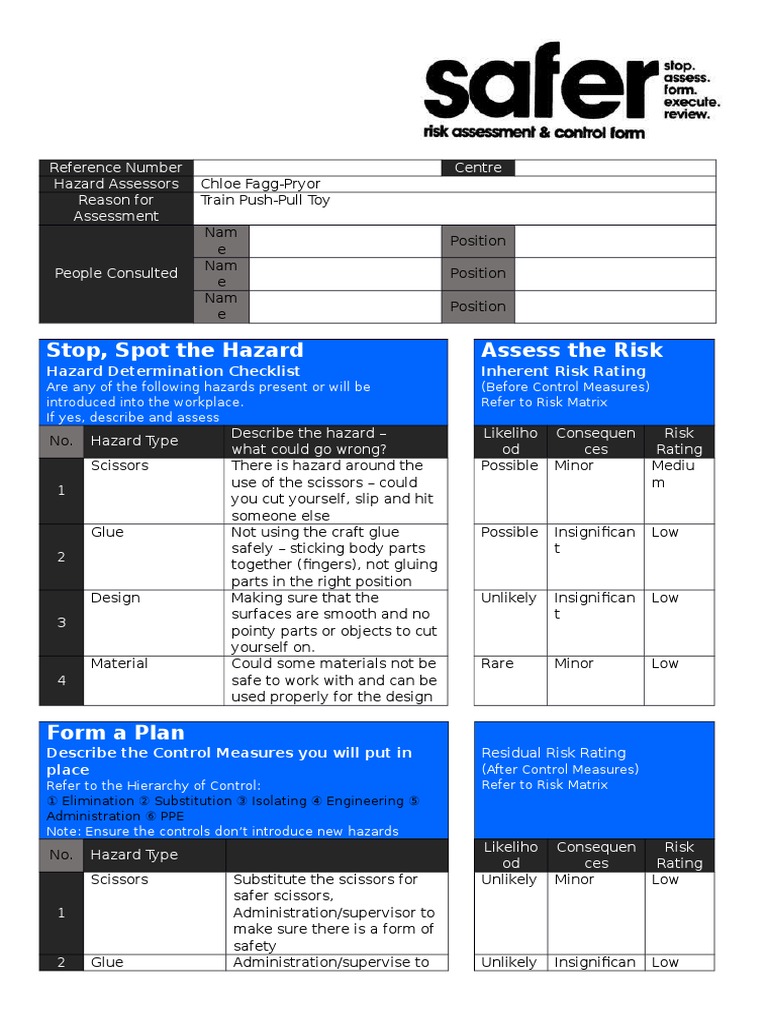 Toy Safety Risk Assessment Report | PDF | Risk | Prevention