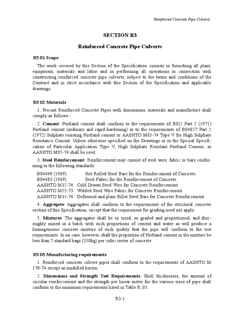 R3 | Concrete | Reinforced Concrete