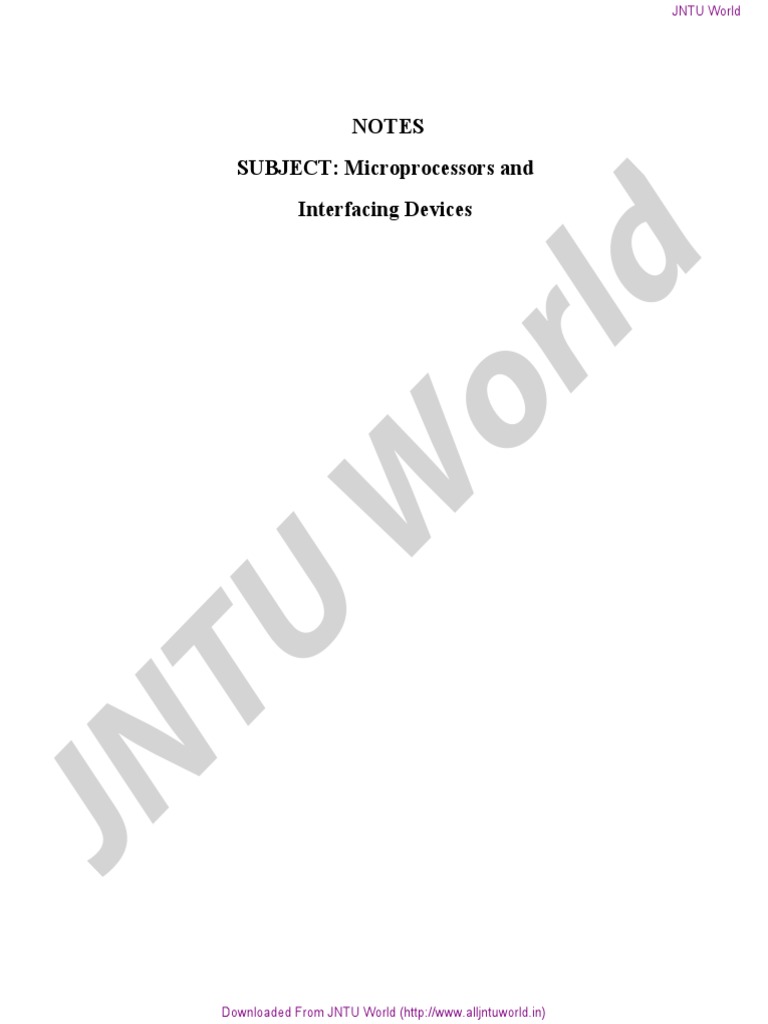 Microprocessors and Interfacing Devices | PDF | Microprocessor ... Microprocessors and Interfacing Devices | PDF | Microprocessor ...