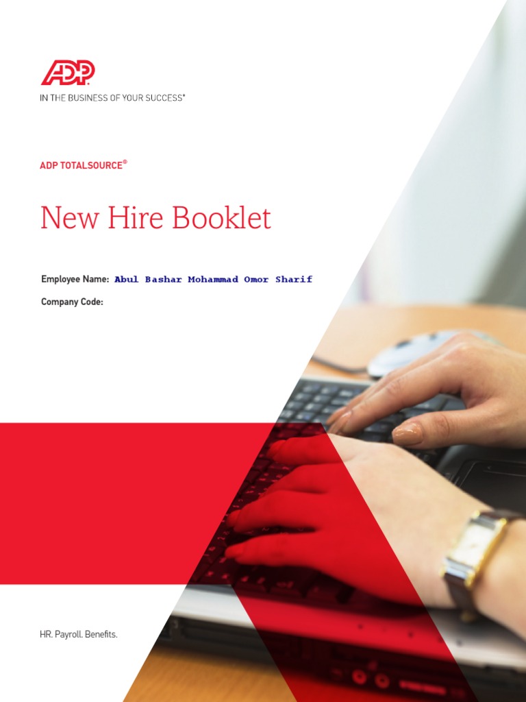 ADP New Hire Booklet | PDF | Withholding Tax | E Verify