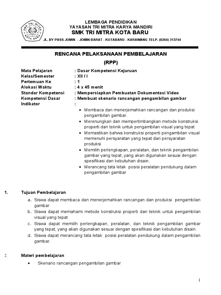 RPP Multimedia PDF | PDF | Komputer