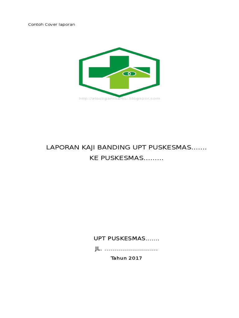 Contoh Cover Laporan Kaji Banding Puskesmas | PDF | Karier & Perkembangan