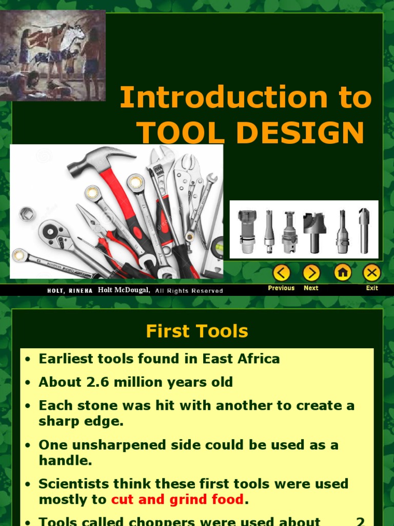 Introduction To Tool Design | PDF | Tools | Equipment