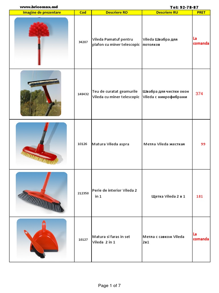 Vileda Catalog | PDF