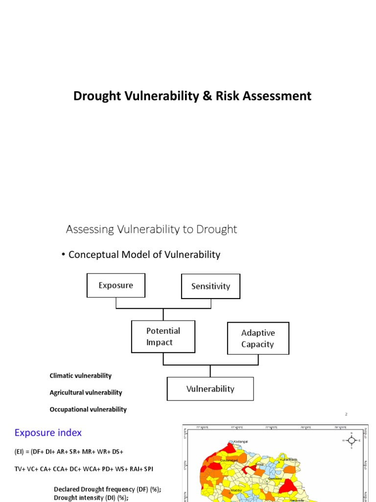 Assessing Vulnerability to Drought Through Conceptual Models of ...