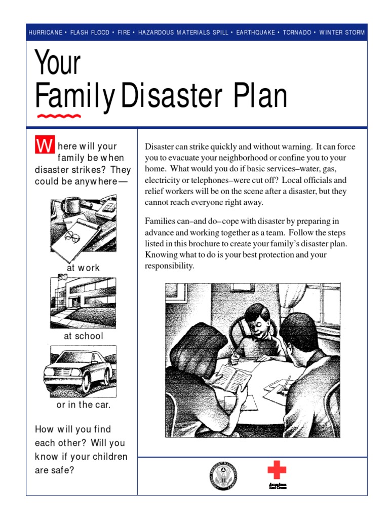 Prepare Your Family for Disasters | PDF | American Red Cross ...