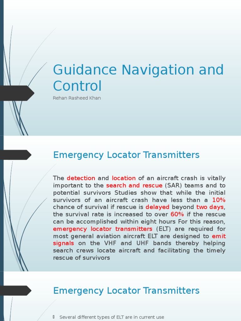 Guidance Navigation and Control Lecture 5 | PDF | Wireless | Broadcast Engineering