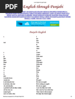 Basic Punjabi Phrases Sheet1 | PDF | Language Arts & Discipline