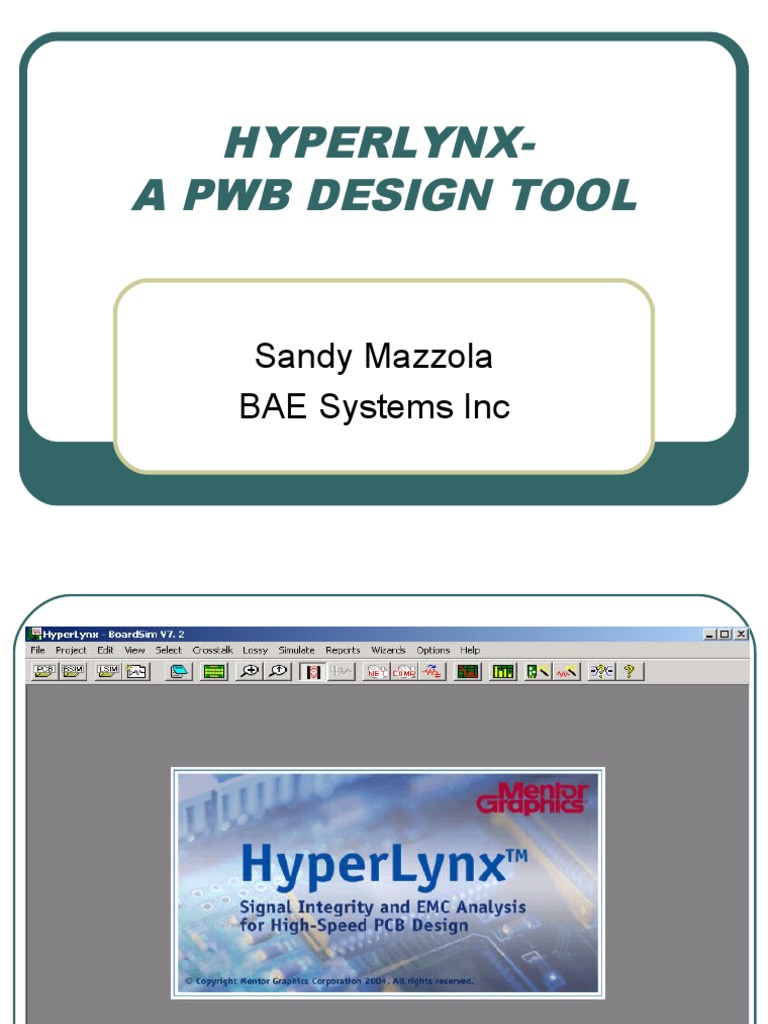 Hyperlynx A PWB Design Tool | PDF | Printed Circuit Board | Transmission Line