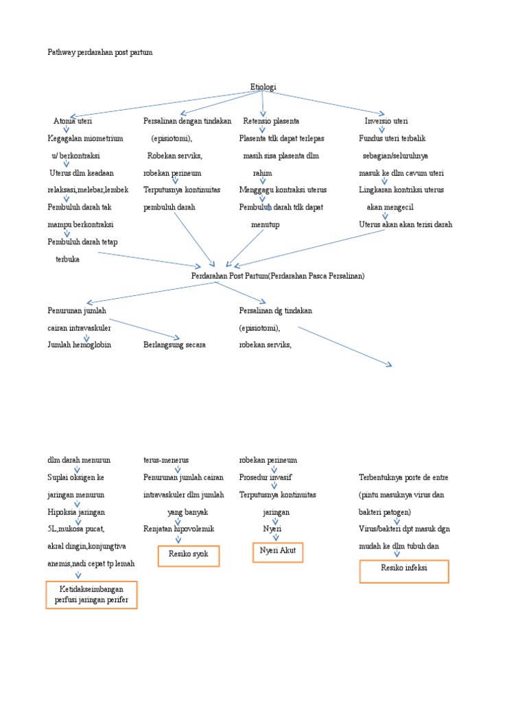 Pathway Perdarahan Post Partum