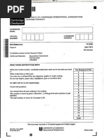 Cambridge Checkpoint Oct 22 Marking Scheme | PDF
