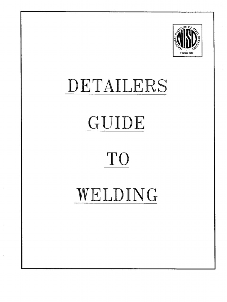 Detailers Guide To Welding | PDF
