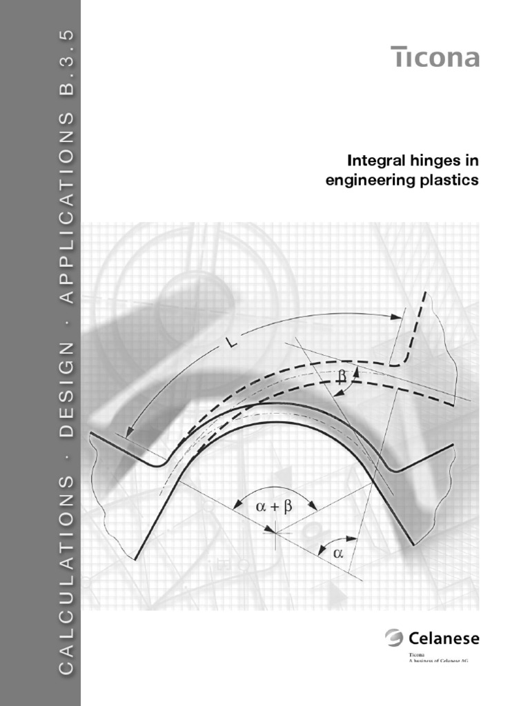 Integral Hinges in Engineering Plastics | PDF | Bending | Deformation ...