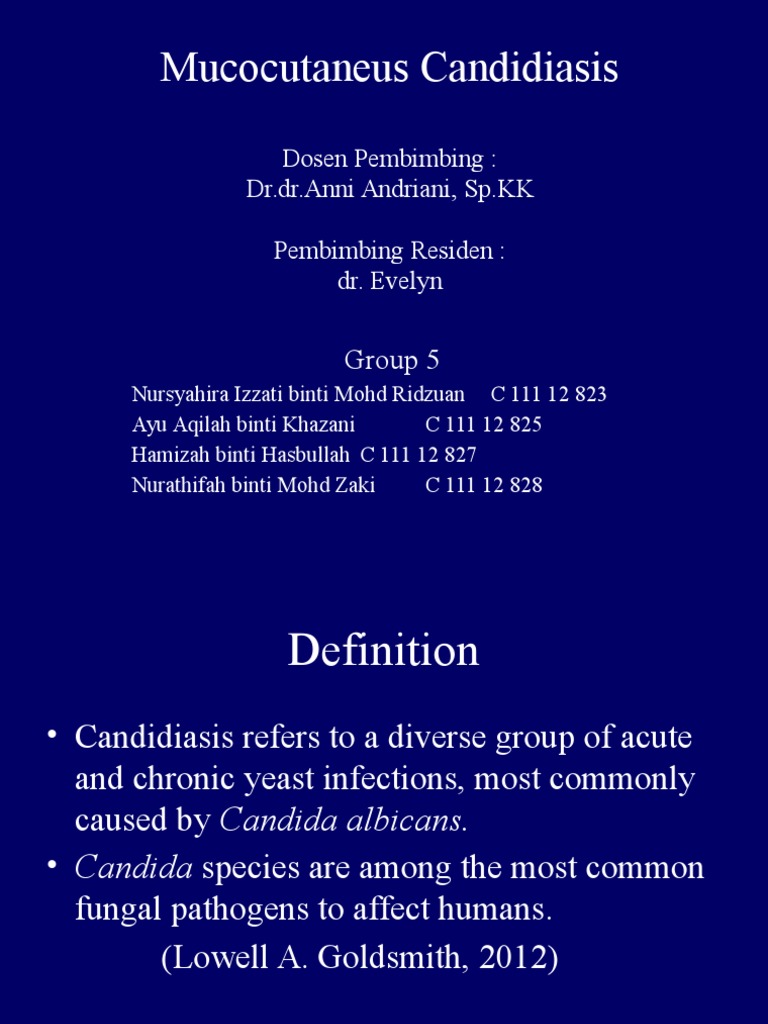 Candidiasis Overview for Med Students | PDF | Candidiasis | Candida ...