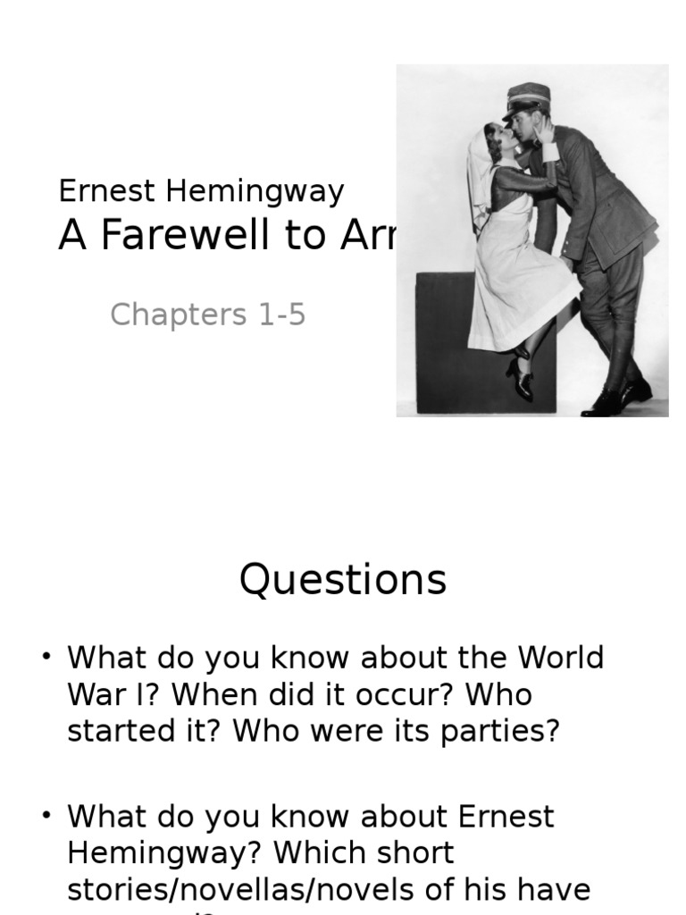 Exploring "A Farewell to Arms" | PDF | Violence | Unrest