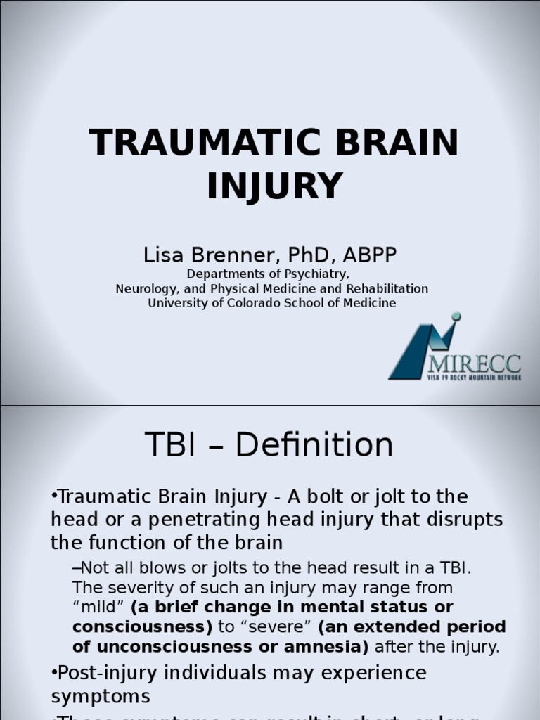 Traumatic Brain Injury | PDF | Traumatic Brain Injury | Neurology