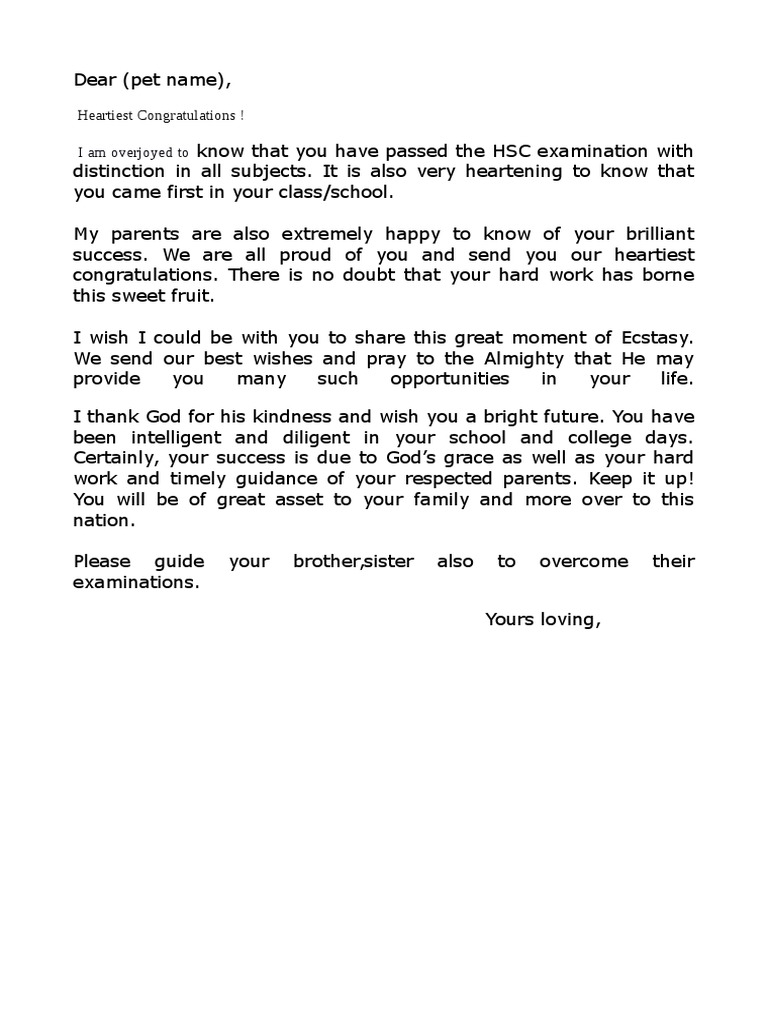 Letters To Brother | PDF