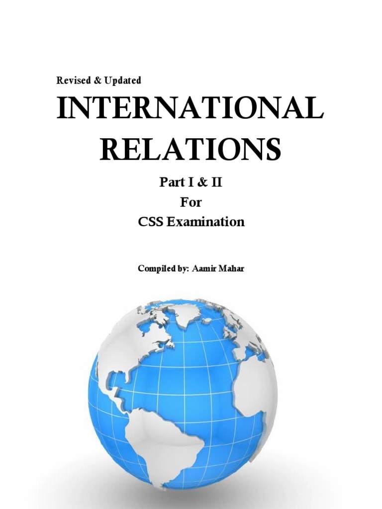 International Relations Part I & II PDF | PDF | Nuclear Proliferation ...