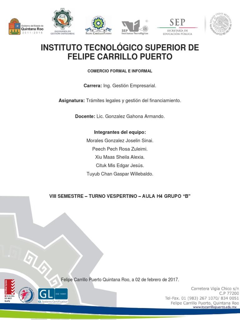 Comercio Formal e Informal | PDF | Economias | Negocios (general)
