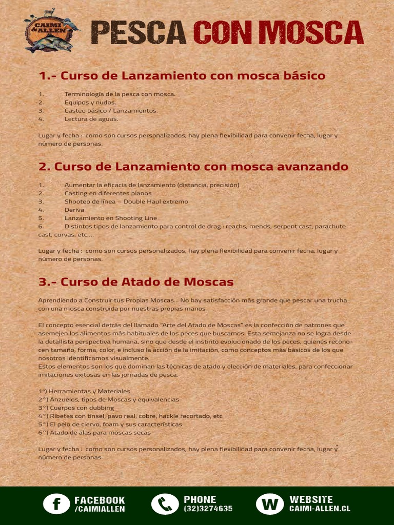 Programa Pesca Con Mosca | PDF