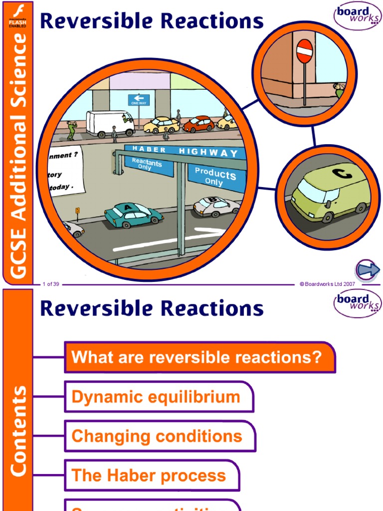 Reversible Reactions | PDF | Chemical Equilibrium | Chemical Reactions