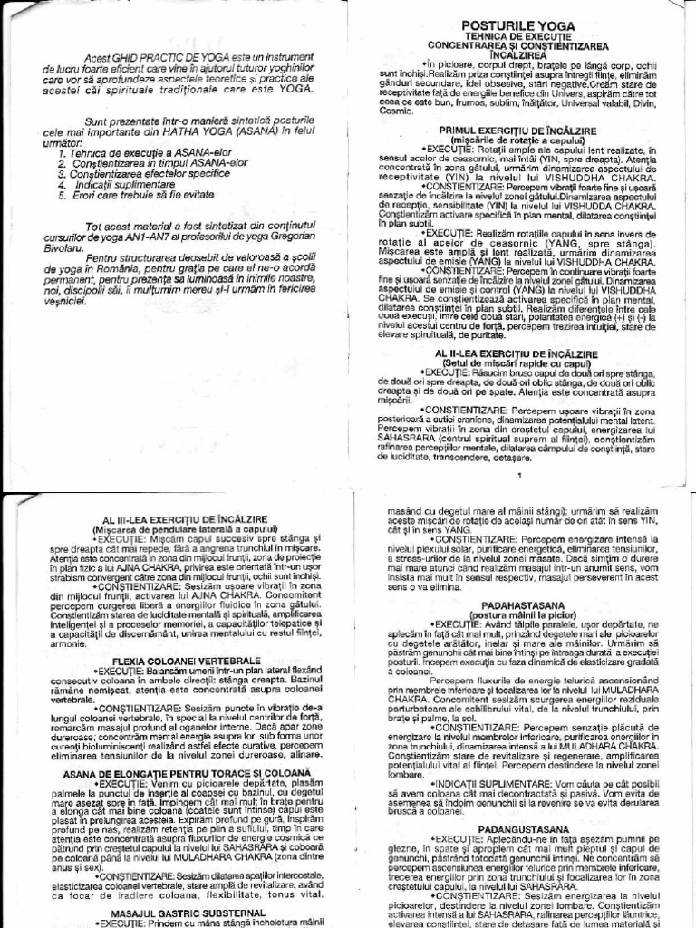Ghid Practic de Yoga ASANA PDF | PDF
