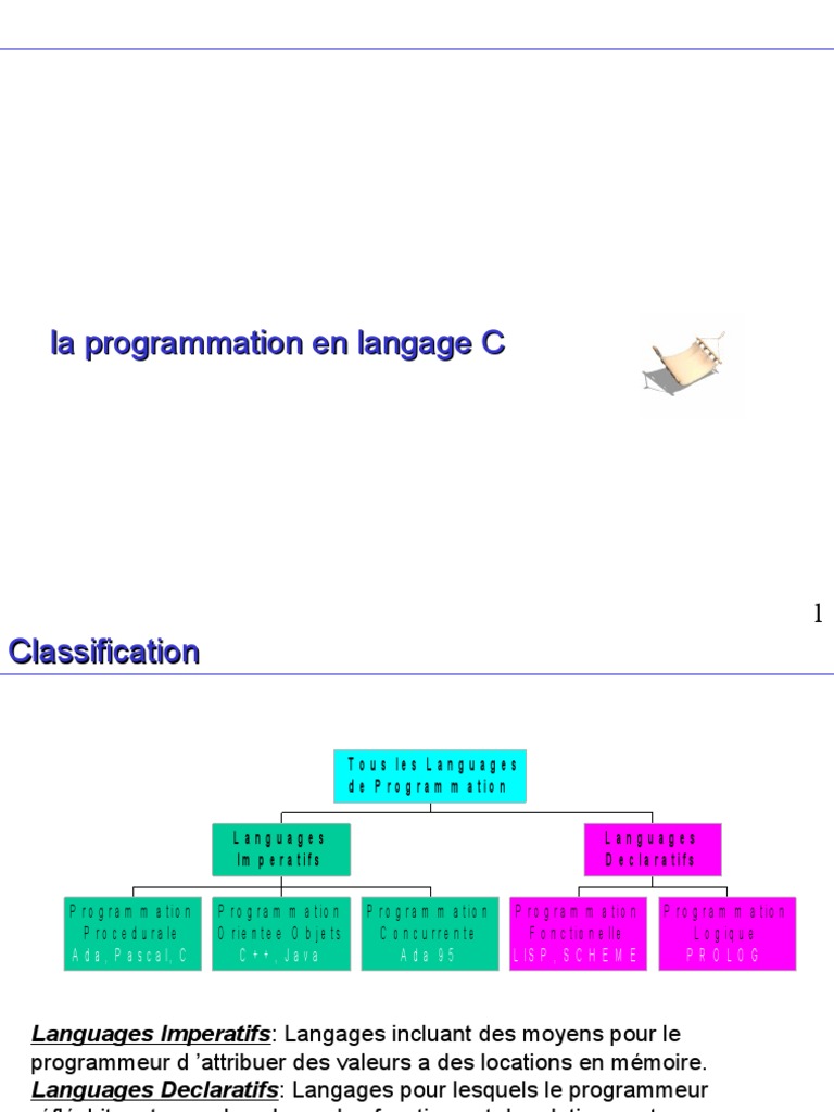 Introduction au Langage C | PDF | C (Langage de programmation) | Structure de contrôle