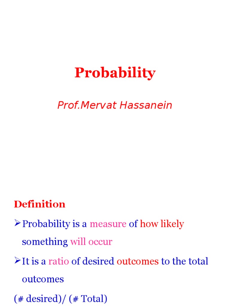 Understanding Probability Basics | PDF | Probability | Odds