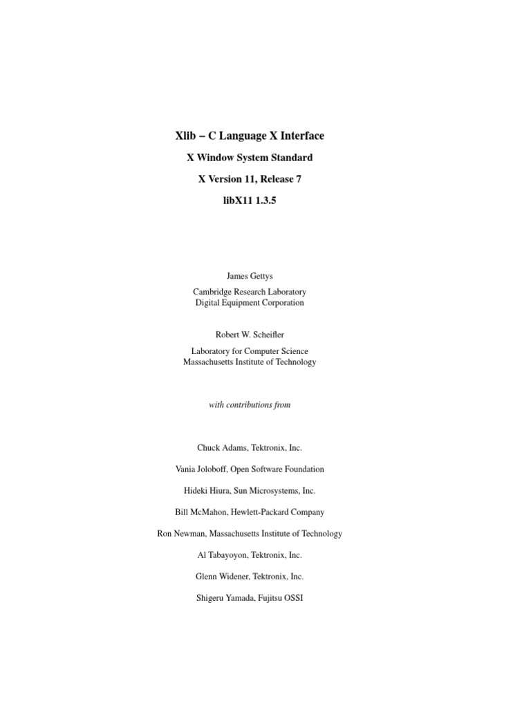 Lib X11 | PDF | C (Programming Language) | Parameter (Computer Programming)