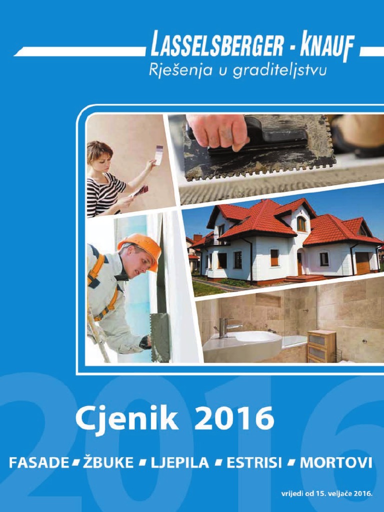 Lasselsberger-Knauf Cjenik HR 2015 PDF | PDF