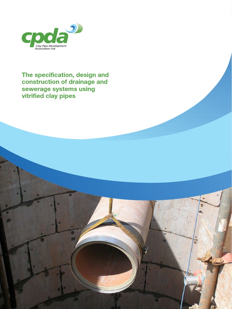 Vitrified Clay Pipe Drainage Design Guide | PDF | Sanitary Sewer | Pipe ...
