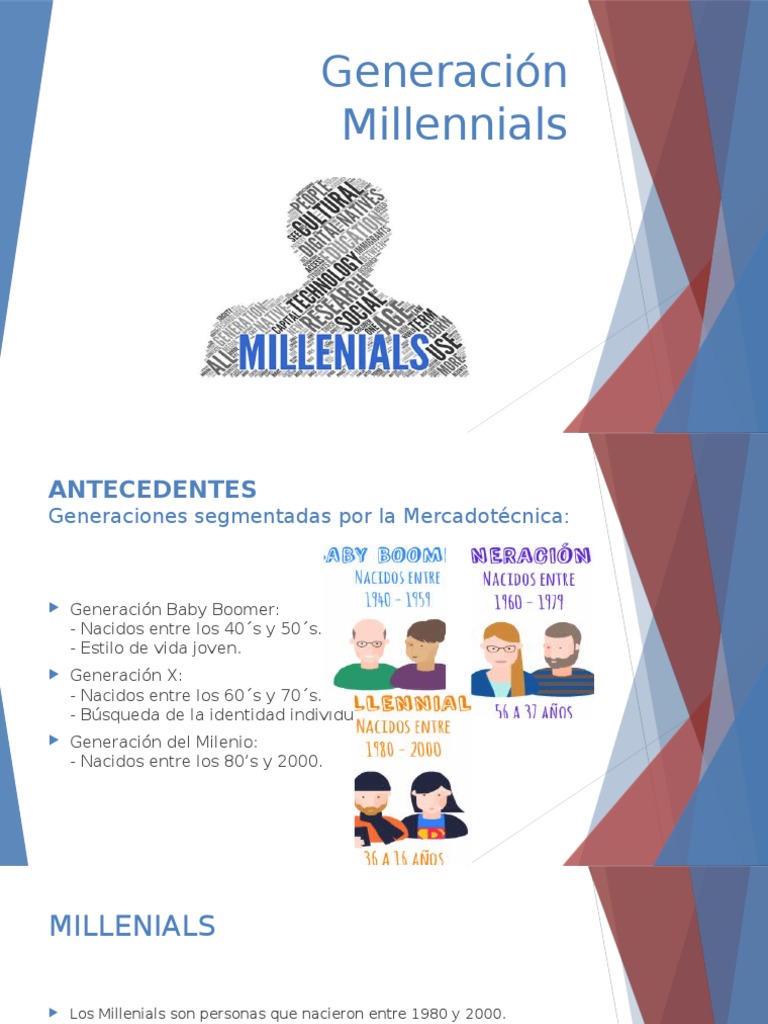 Características de la Generación Millennials | PDF | Servicio de redes ...