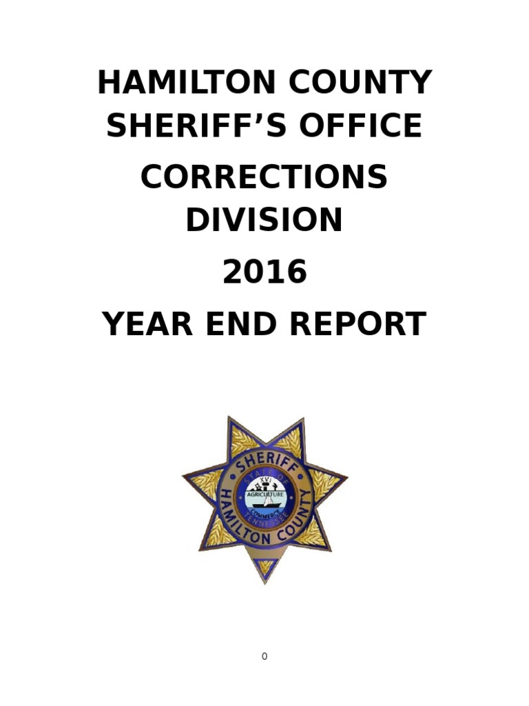 Hamilton County Jail Reports 2016 | PDF | Solitary Confinement | Prison