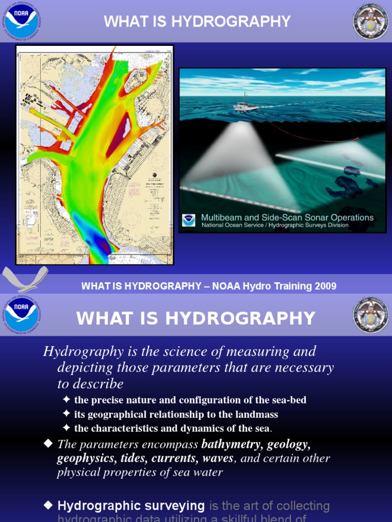 WHAT IS HYDROGRAPHY - NOAA Hydro Training 2009 | PDF | Hydrography ...
