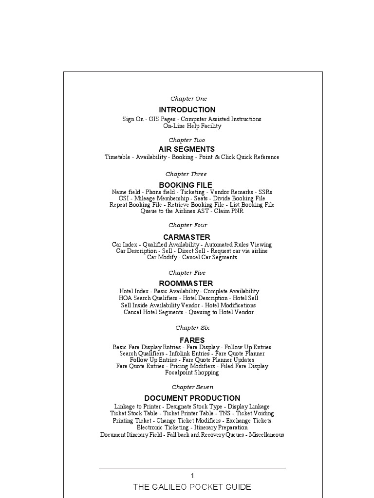 Pocket Guide | PDF | Printer (Computing) | Aviation