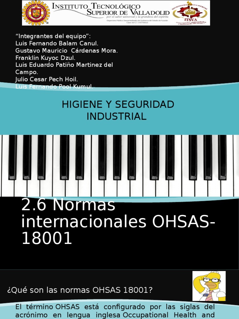 Normas OHSAS | PDF | Seguridad y salud ocupacional | Business