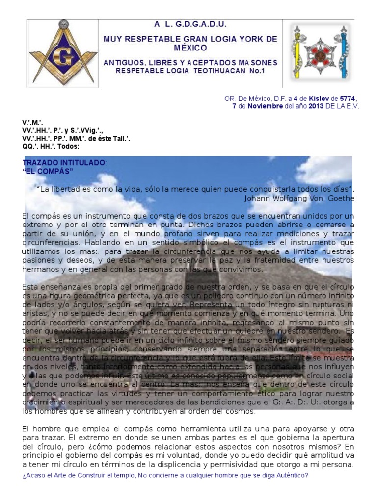 El Compás | PDF | Moralidad | Conocimiento