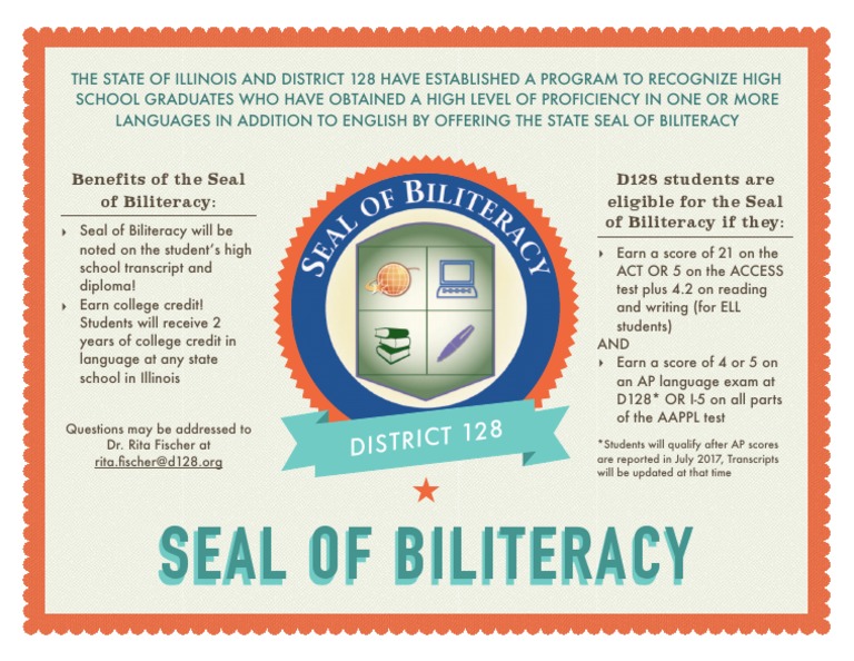 Seal of Biliteracy | PDF | Qualifications | Educational Assessment And ...