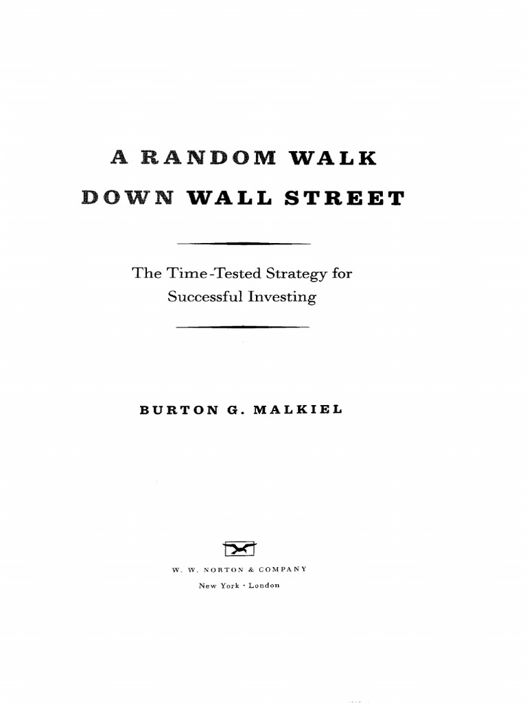 A Random Walk | PDF | Beta (Finance) | Mutual Funds